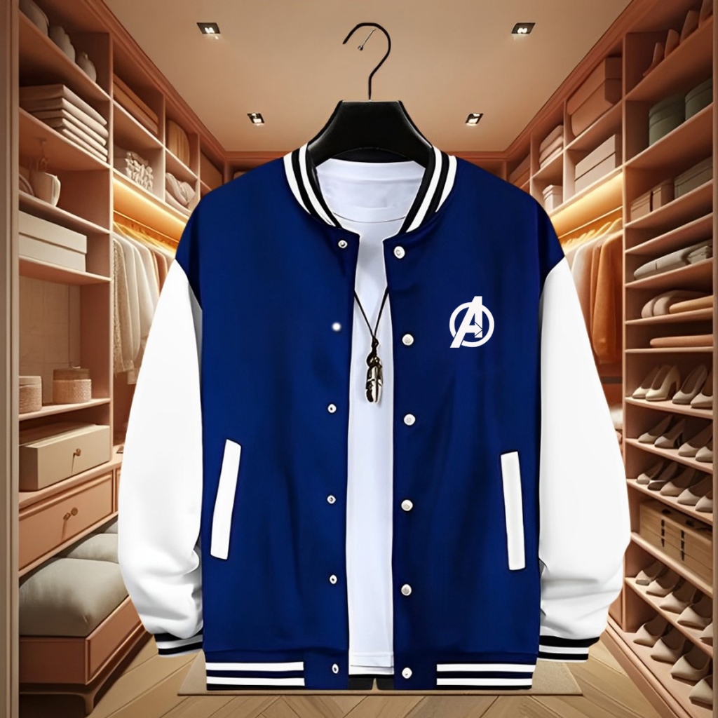 Men's and Women's Varsity baseball Jacket A White Men's Bomber Jacket ...