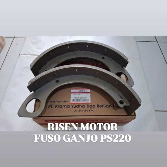 HAND BRAKE SHOE MITSUBISHI FUSO GANJO PS220 HAND BRAKE CAMP FUSO GANJO ...