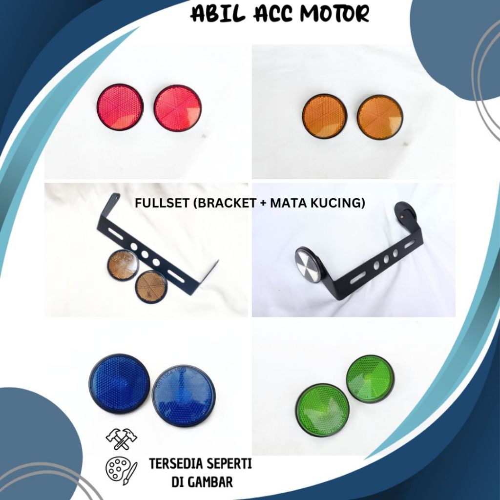 MATA YAMAHA FAZZIO NUMBER PLATE BRACKET CAT EYE SET FAZZIO CAT EYE ...