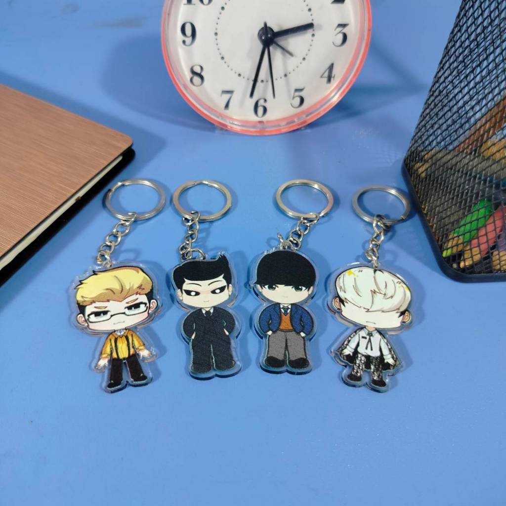 GANTUNGAN Manhwa Lookism Keychain - Jonggun Jong Goen Anime Keychain ...