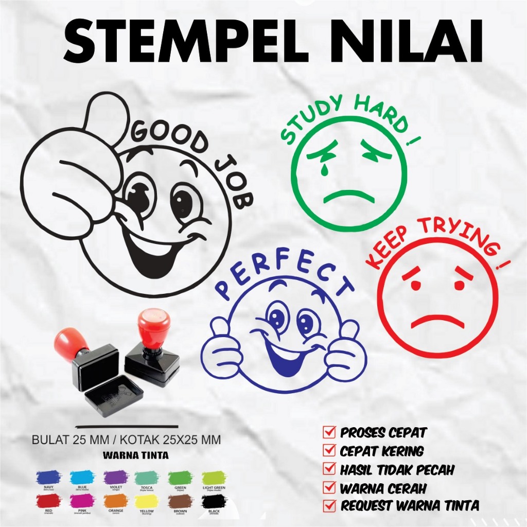 Unique Assessment Stamp for Preschool Kindergarten Elementary School ...