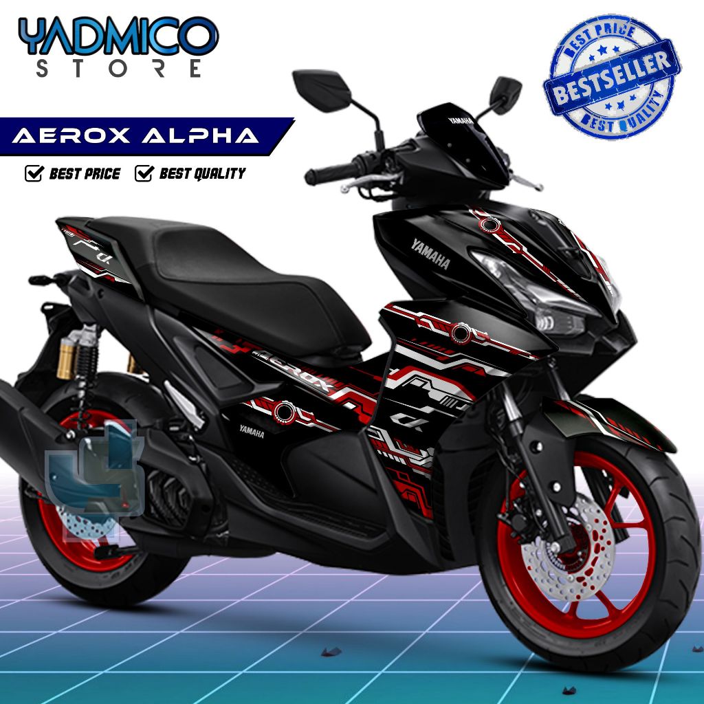 Aerox Alpha Full Body Decal / Aerox CX Fullbody Motorcycle Sticker ...