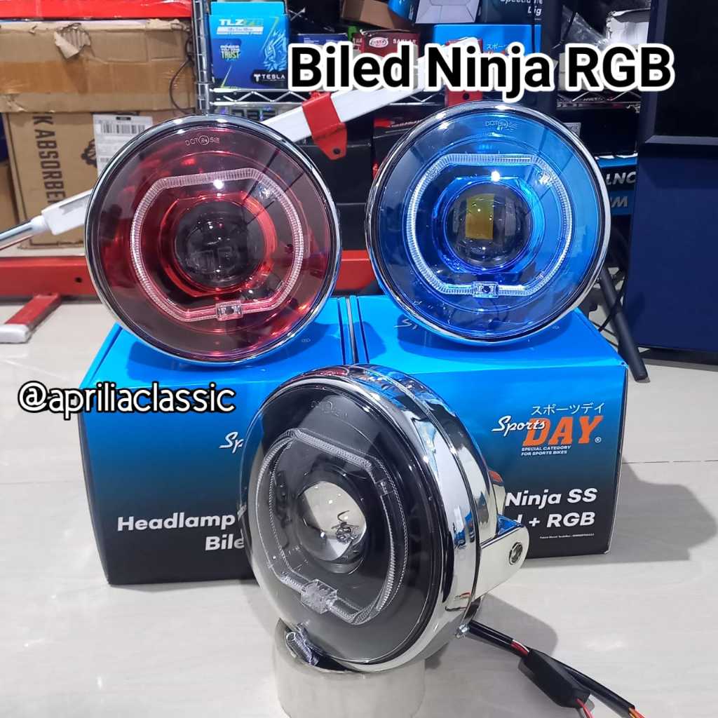 NINJA SS BILED HEADLAMP RGB 3'0 NINJA R HEADLIGHT SET NINJA BATOK ...