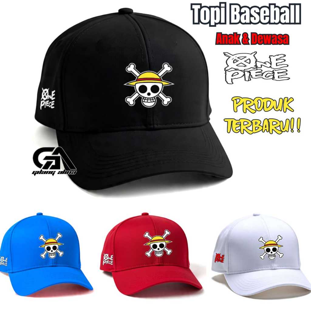 ONE PIECE Cartoon Anime Kids and Adults Baseball Caps Games Caps Boys ...