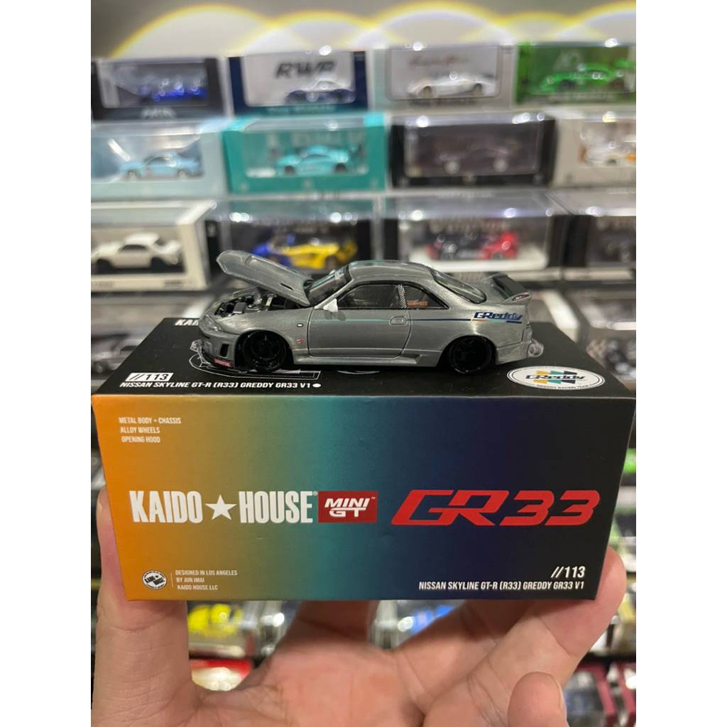 Kaido House Mini GT Nissan Skyline GT-R R33 Greedy GR33 V1 KHMG113 ...