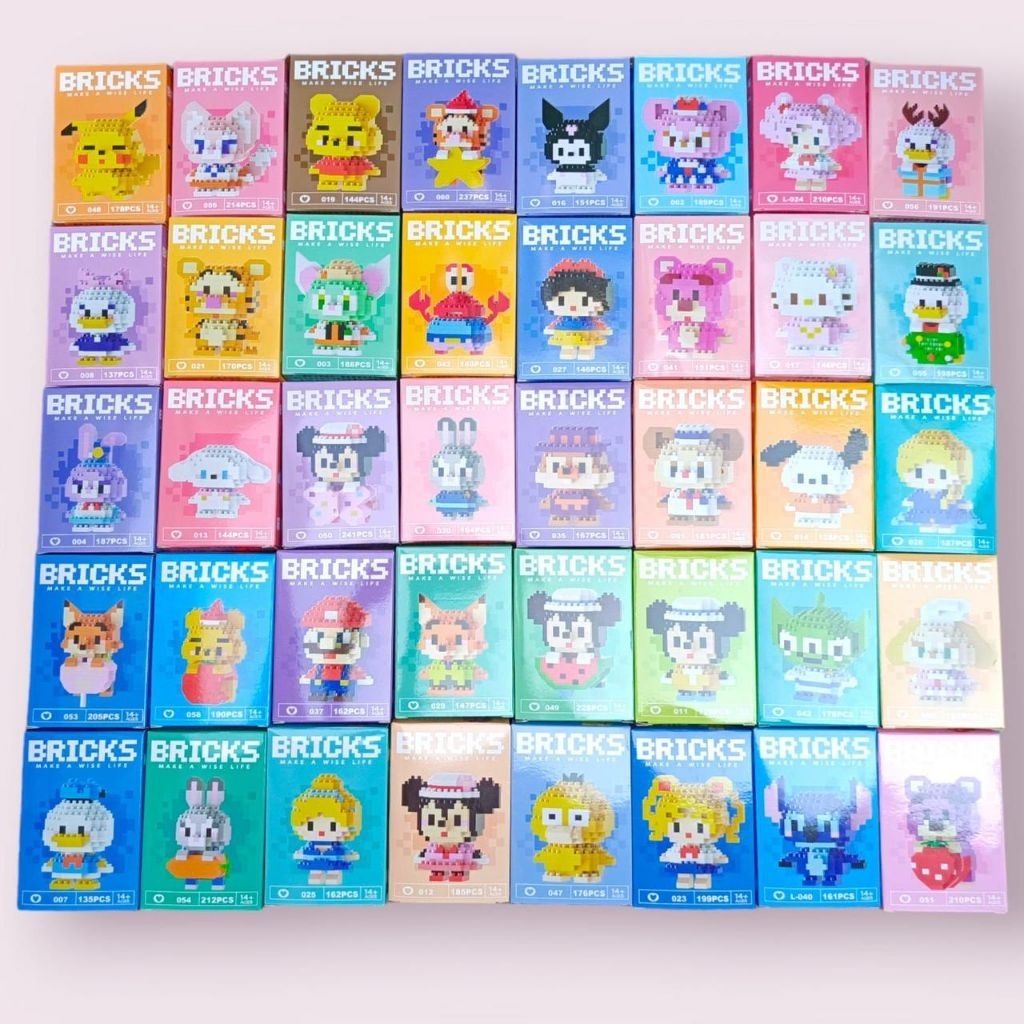 Nano Block / Lego Block Bricks (Package contains 6 boxes) | Shopee ...