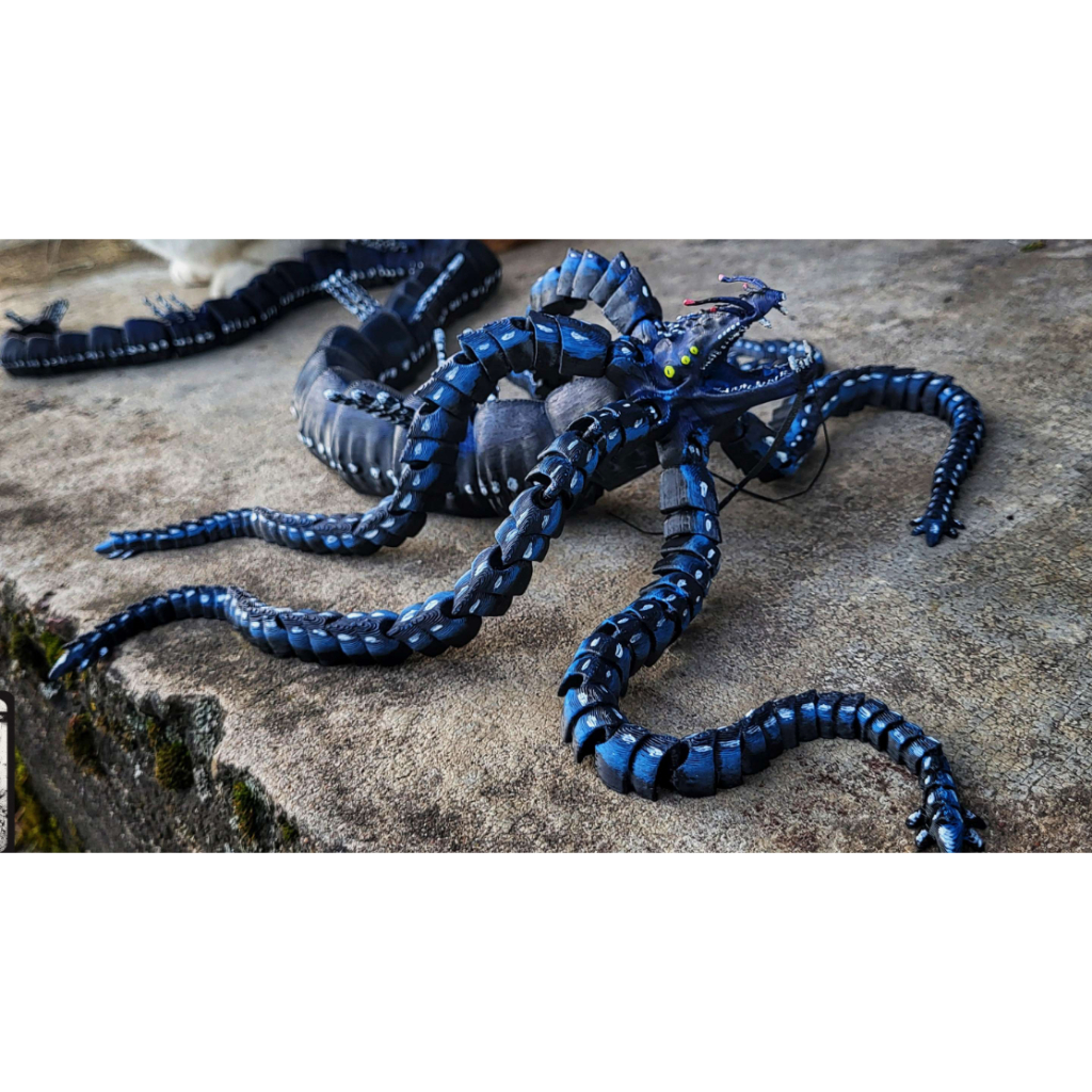 Cuero Toy MOnster Articulated Garganguan Leviathan - Subnautica ...
