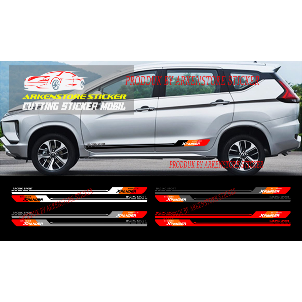 Mitsubishi Xpander car stickers cutting stickers, Xpander car stickers ...