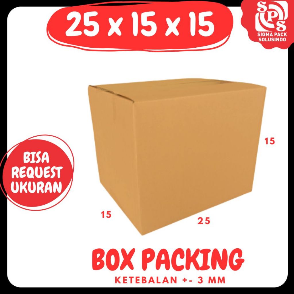 Box 25x15x15 Cardboard Packing / Cardboard Packing / Packing / Normal ...