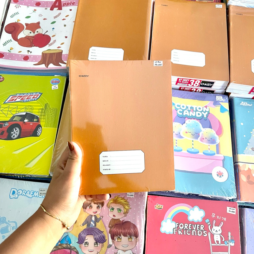 (10 PCS) OKEY 38 SHEET NOTEBOOK (PRODUCT FROM KIKY) | Shopee Philippines