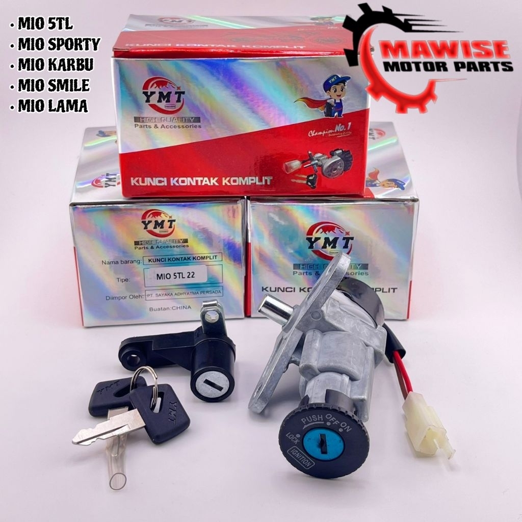 YAMAMOTO MIO 5TL ASSY CONTACT KEY - Ignition Key Set + Mio Sporty Seat ...