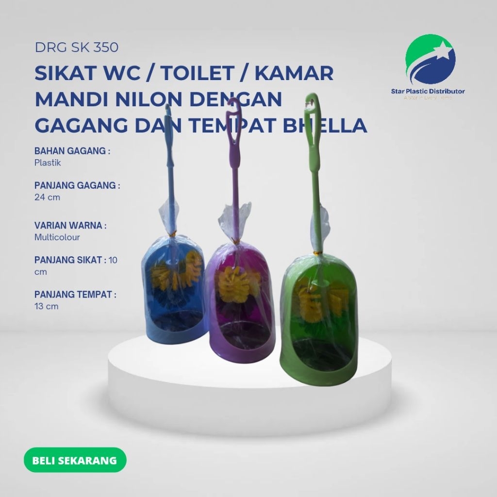 Floor Brush Toilet/ Nylon Toilet/ / Nilon String/ Stiff Senur/ with ...