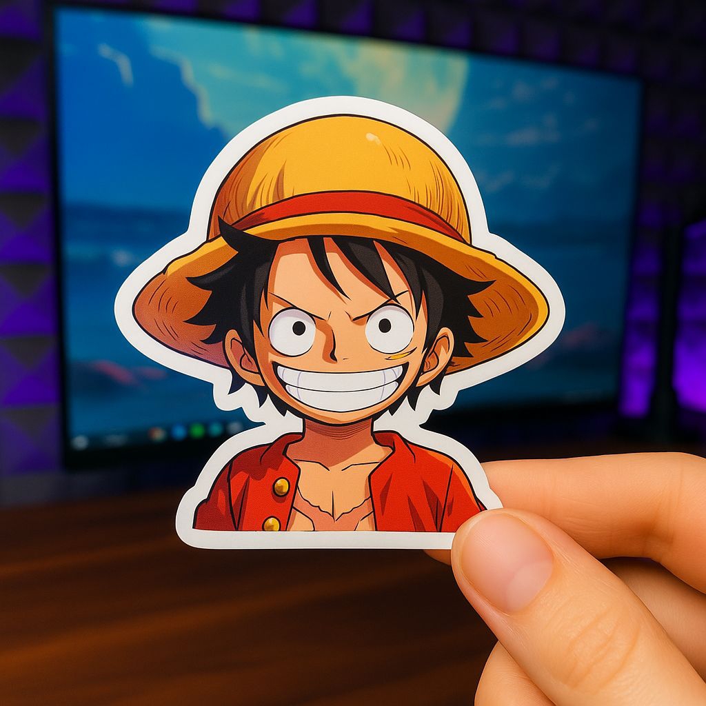 Monkey D Sticker. Luffy (One Piece) - Premium Vinyl Sticker | Shopee ...