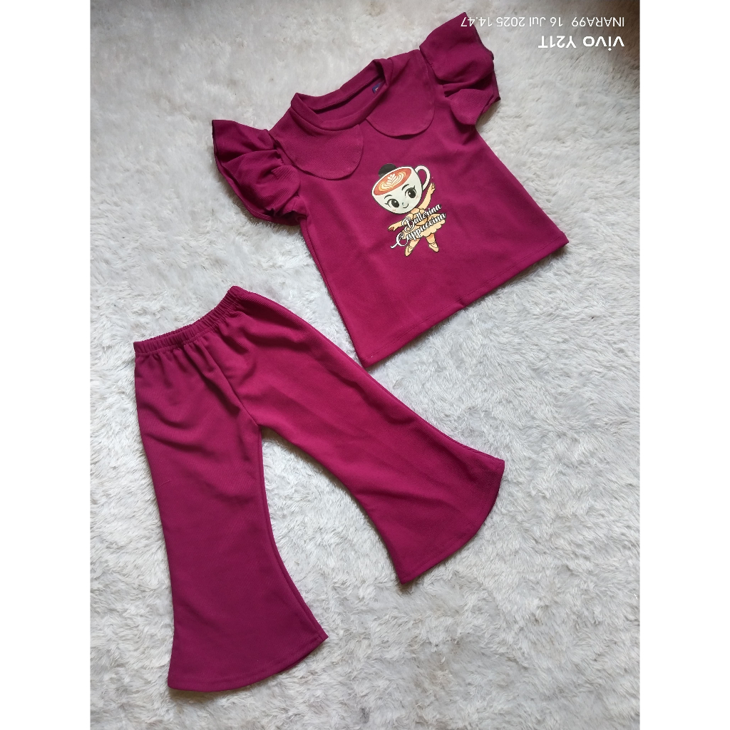 Girls' Suit Cutbray Anomali Ballerina Cappuccina Viral Japanese Knit ...