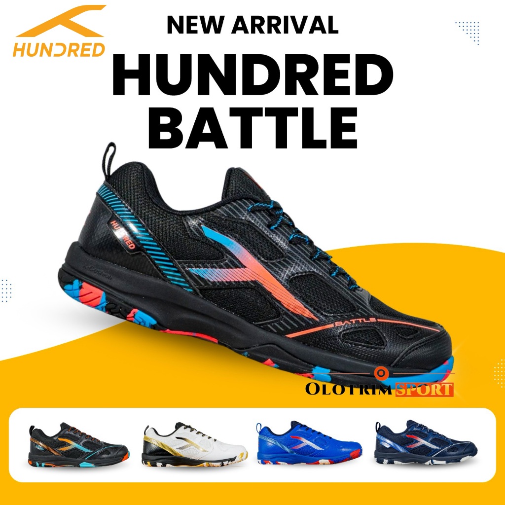 Original HUNDRED BATTLE Badminton Shoes | Shopee Philippines