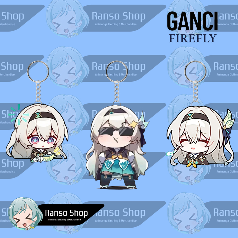 GANTUNGAN Keychain Honkai Star Rail Firefly Stellaron Hunters UV ...