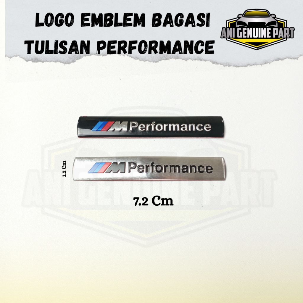 M Performance Metal Emblem Logo For BMW M1 M2 M3 M4 M5 M6 Best Quality ...