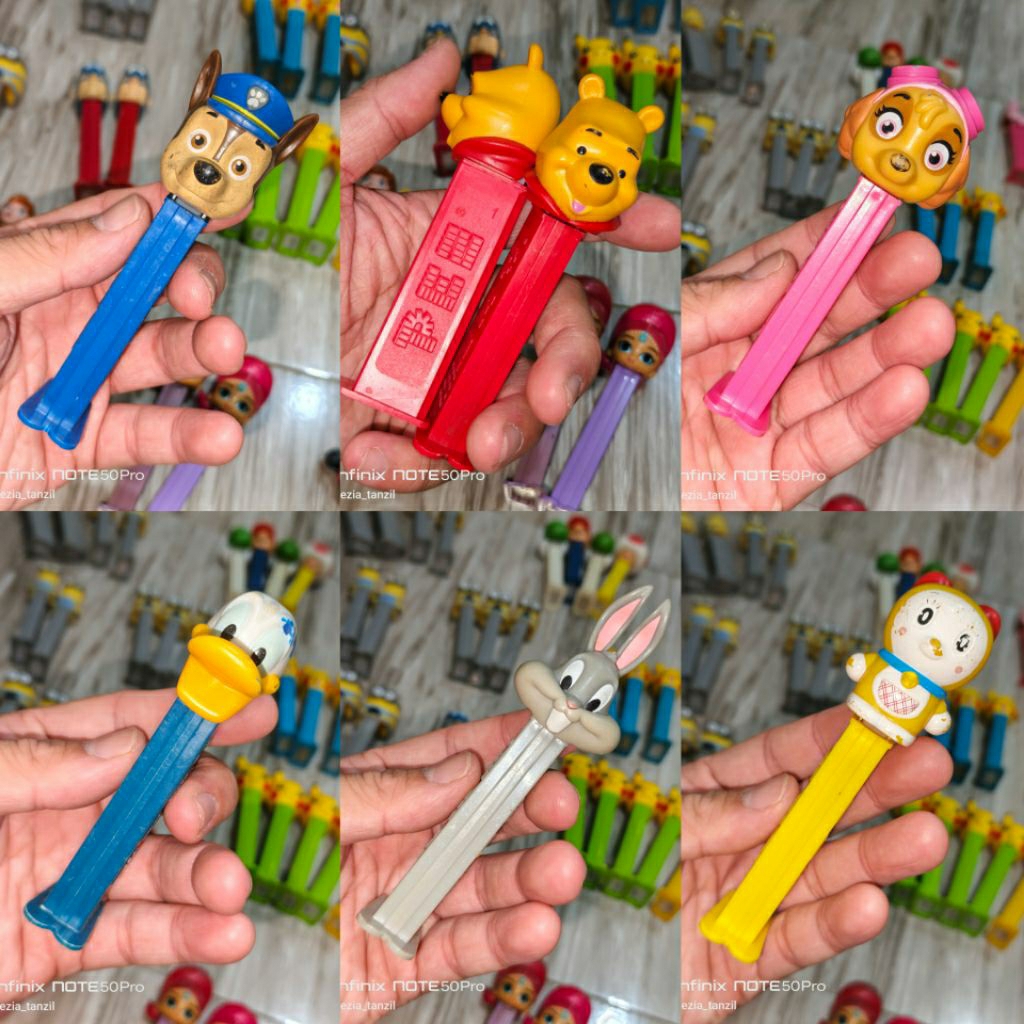 PEZZ CHARACTER PRES CHARACTER CANDY CONTAINER CANDY BOX SUPERHERO SUPER ...