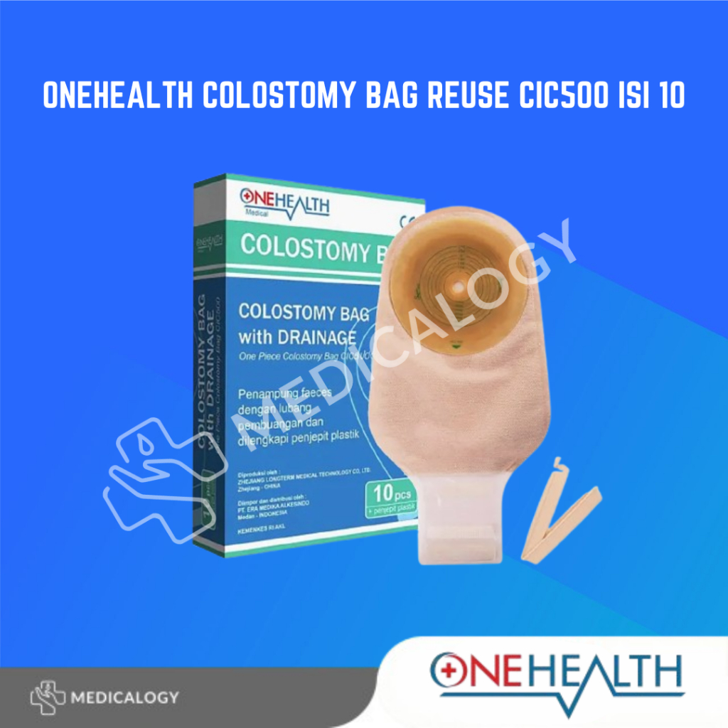 Onehealth Colostomy Bag Colostomy Bag Reuse CIC500 Per Box contains 10 ...