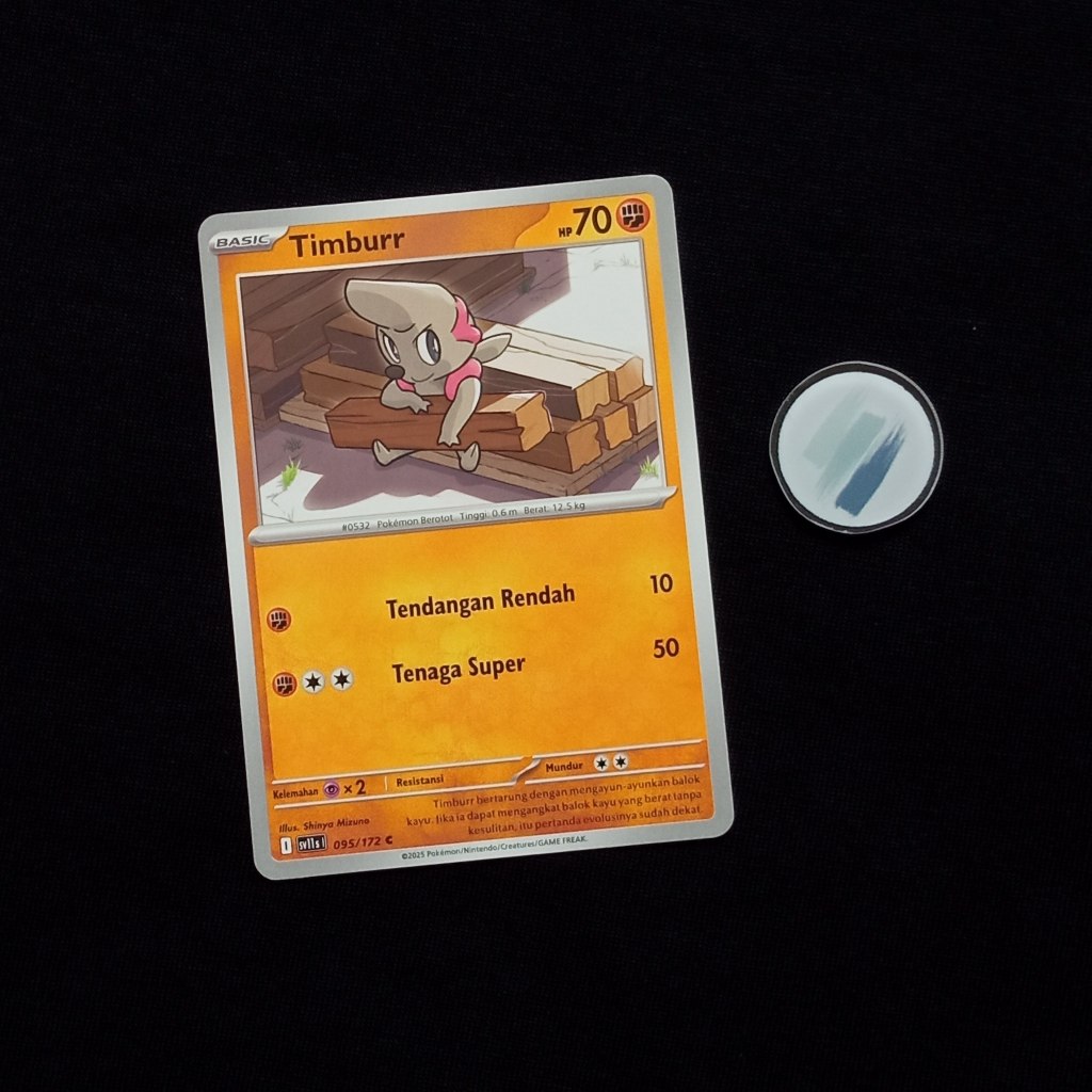 Timburr C sv11s Black & White Pokemon TCG Indonesia | Shopee Philippines