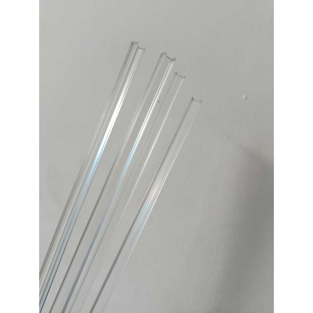 SIKU Rail angle acrylic U-angle/ 2mm, 3mm, 4mm, and 5mm thick | Shopee ...