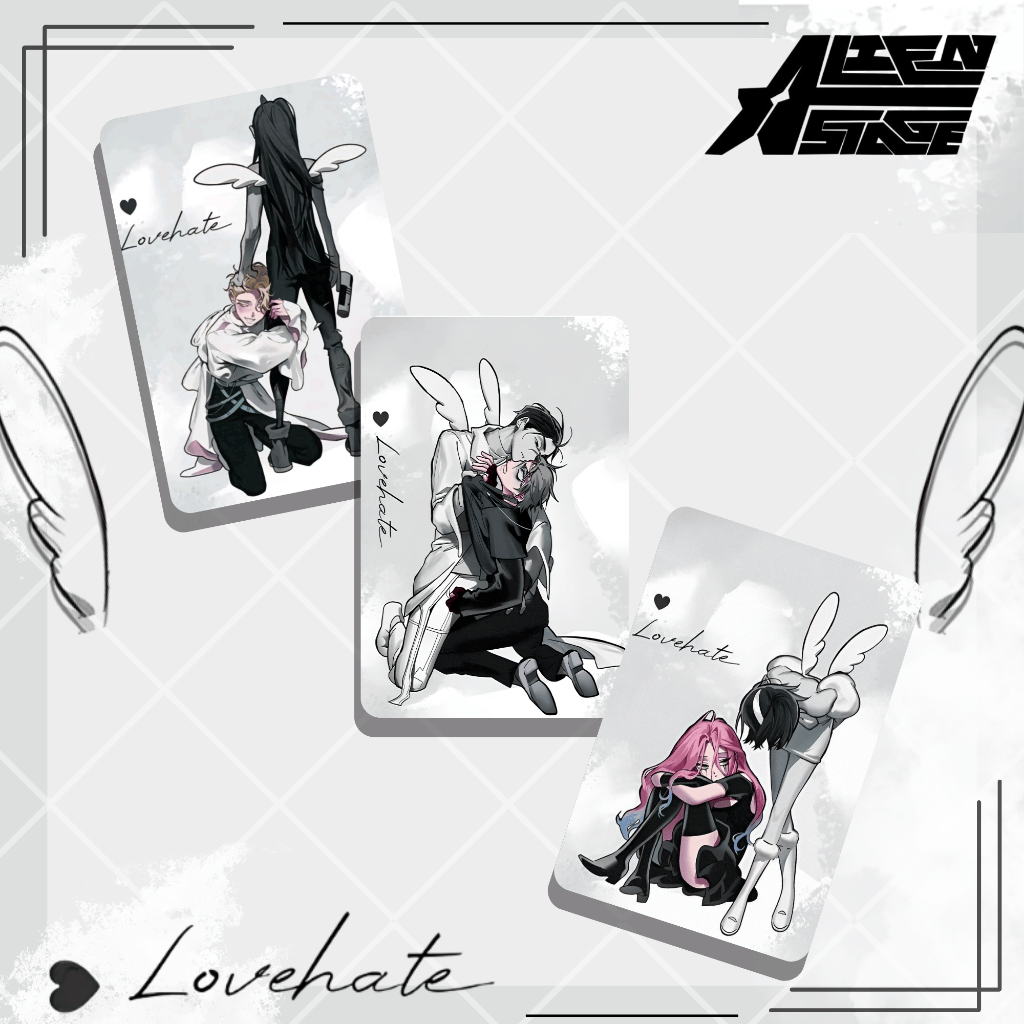 GAME • ALIEN STAGE PHOTOCARD| LOVE HATE Vivinos'/| LAMINATED/GLOSSY ...