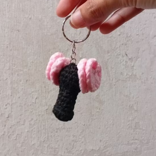 Black Pink Hammer Bong Crochet Light Stick Black Pink Knitting | Shopee ...