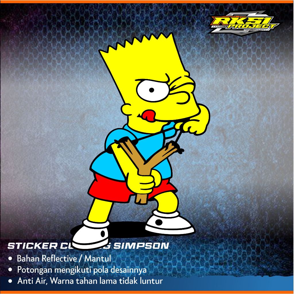Simpson Catapult Cutting Sticker | Shopee Philippines