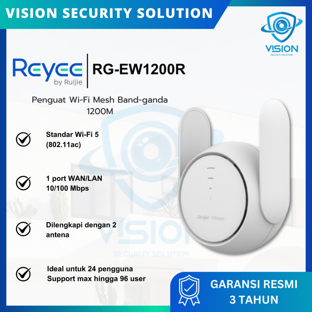 Ruijie Reyee RG-EW1200R 1200M Dual Band Mesh WiFi Extender | Shopee ...