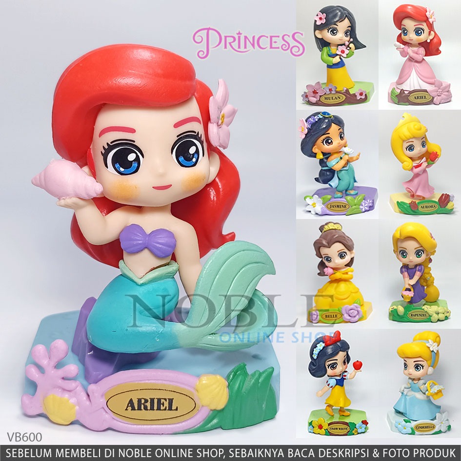 Princess Figure Special Character Stand Theme Fans Princess Mulan Ariel ...