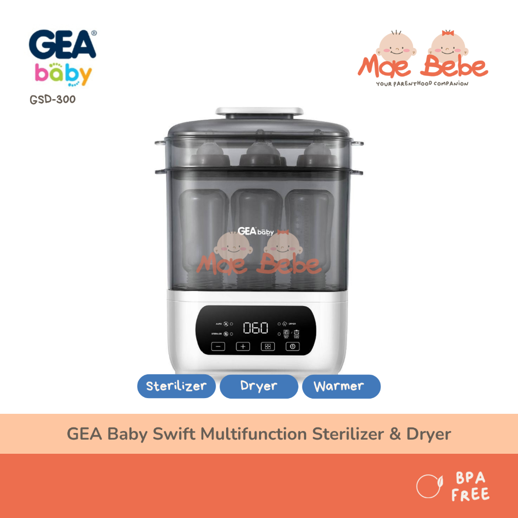 GEA Baby GSD-300 Swift Multifunction Sterilizer & Milk Bottle ...