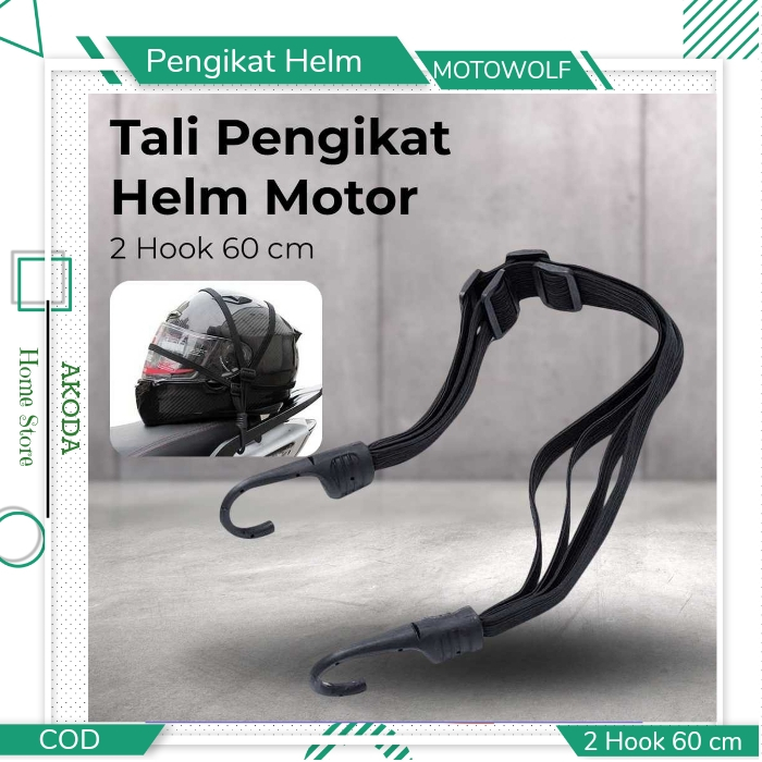 MOTOWOLF Motorcycle Helmet Strap Adjustable Strap 2 Hooks 60cm | Shopee ...