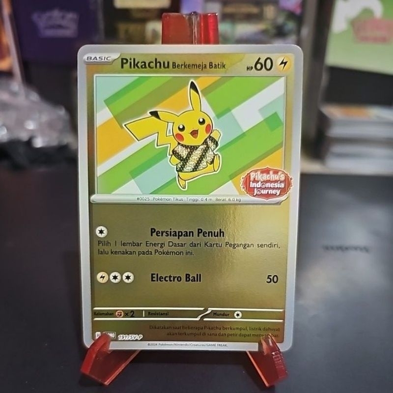 Pikachu batik v1 hologram foil original tcg Card | Shopee Philippines