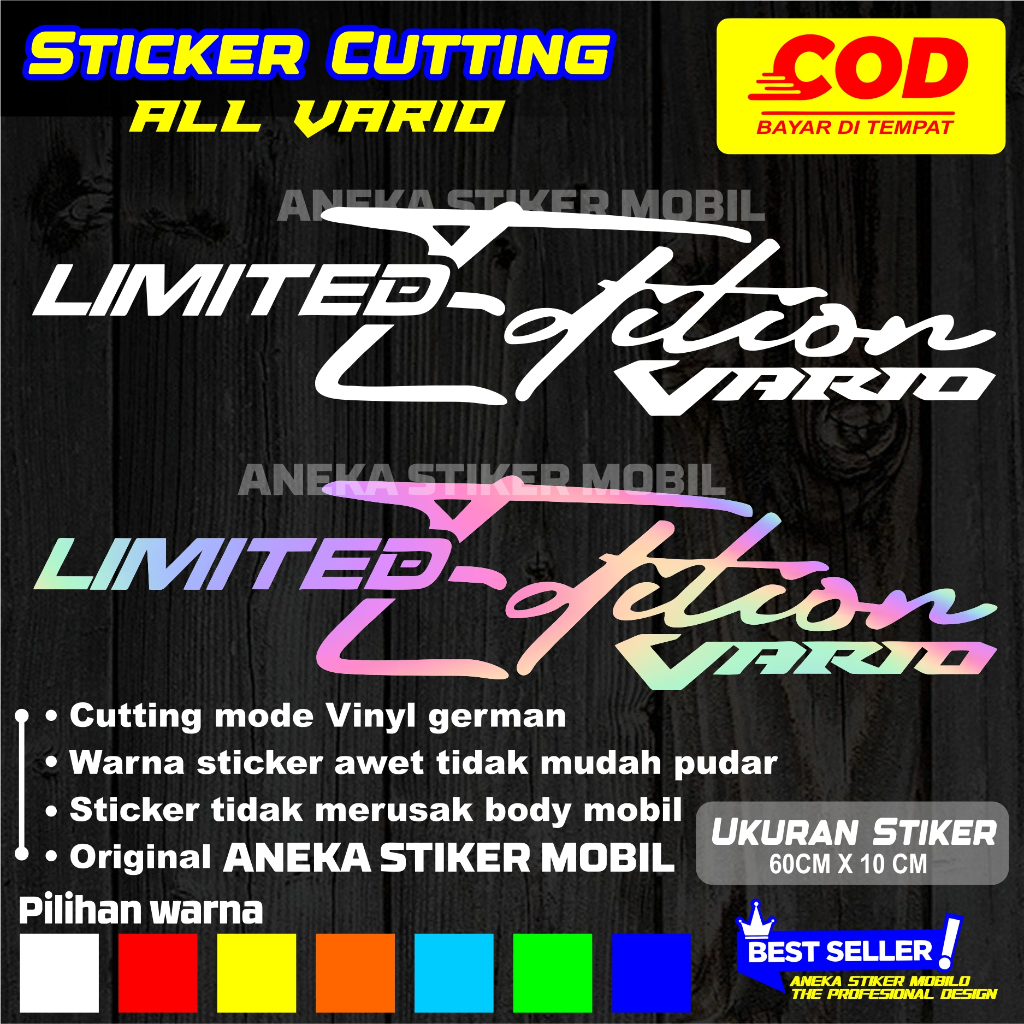 Limited Edition Vario Sticker Sticker Cutting Limited Edition Vario ...