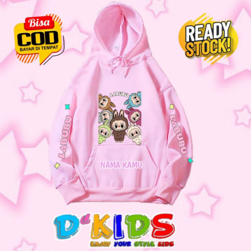 KATUN Labubu Doll Animated Girls' Hoodie - Latest Labubu Printed ...