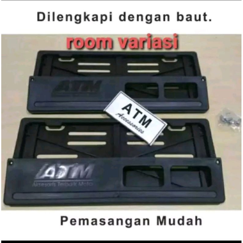 Sni NUMBER PLATE FRAME NUMBER PLATE FRAME SET FRONT BACK 2 PCS | Shopee ...