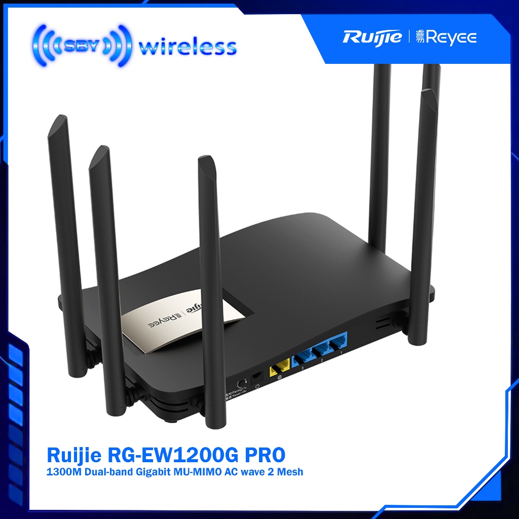 Ruijie|Reyee RG-EW1200G PRO 1300M Dual-band Gigabit Wireless Router ...