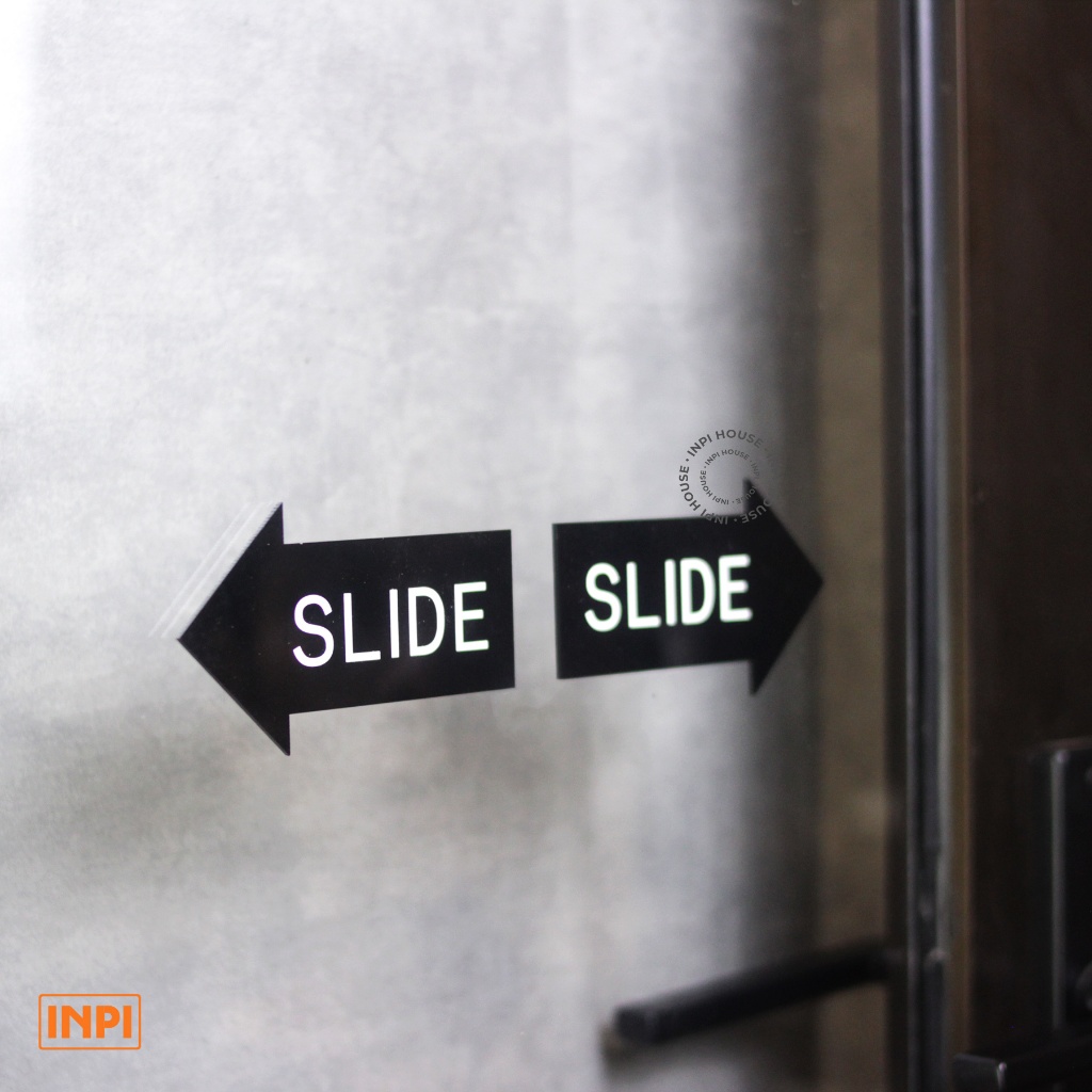 Sliding Door Shop Door Arrow Signage - INPI House | Shopee Philippines