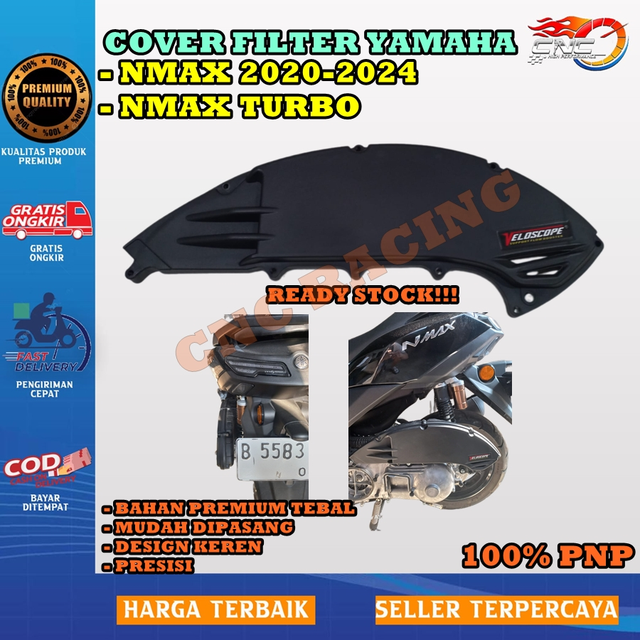 Slim NMAX FILTER COVER NEW TURBO NEO 2020-2024 VELOSCOPE AEROX FILTER ...