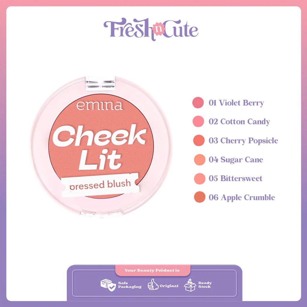 EMINA - Cheek Lit Pressed Blush 3.5g | Shopee Philippines