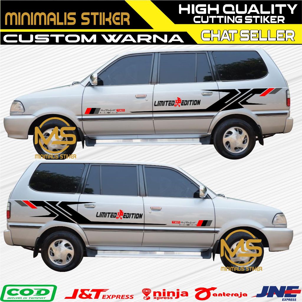 Kijang Super Car Sticker Kijang Super Body Sticker Kijang Super LGX LGS ...