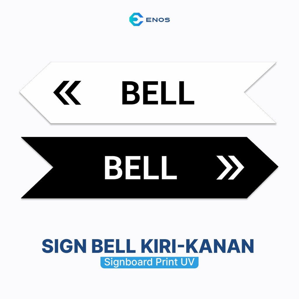 Sign SIGNAGE BELL / CHARACTER SIGN BOARD DIRECTION BELL / WATERPROOF UV ...