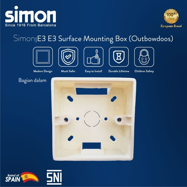 Outbow Box Simon E3 Surface Mounting Box | Shopee Philippines
