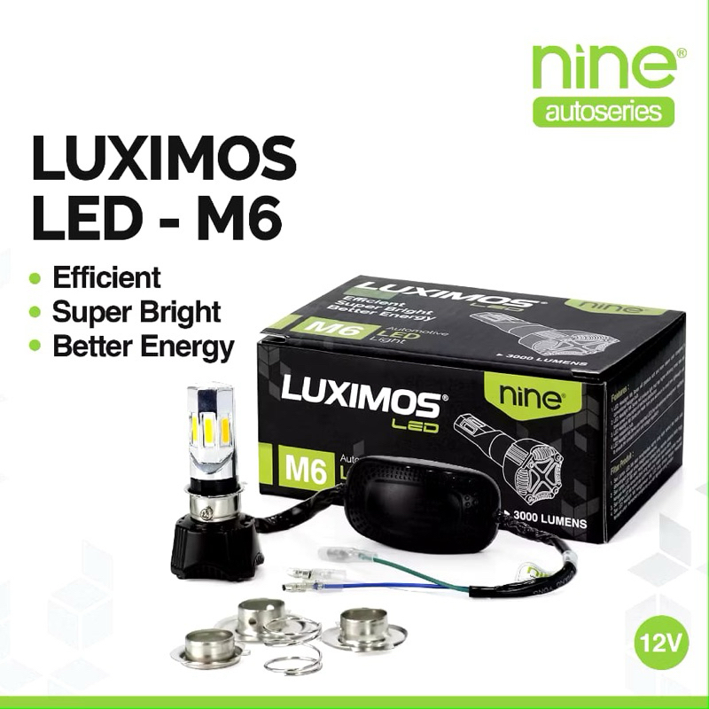 Led Headlight 3-sided And 6-sided MOTOR ECO9 NINE AC DC HI LOW Socket ...