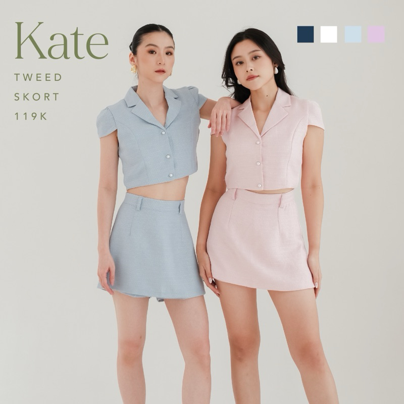 Kate Tweed Skort -- Ocha Wear x With Ovisa x Wear Micha | Women's ...