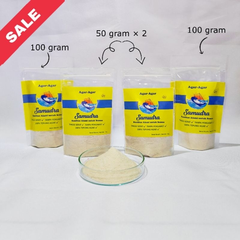Samudra Salary agar Flour 300 grams_100% pure without preservatives ...