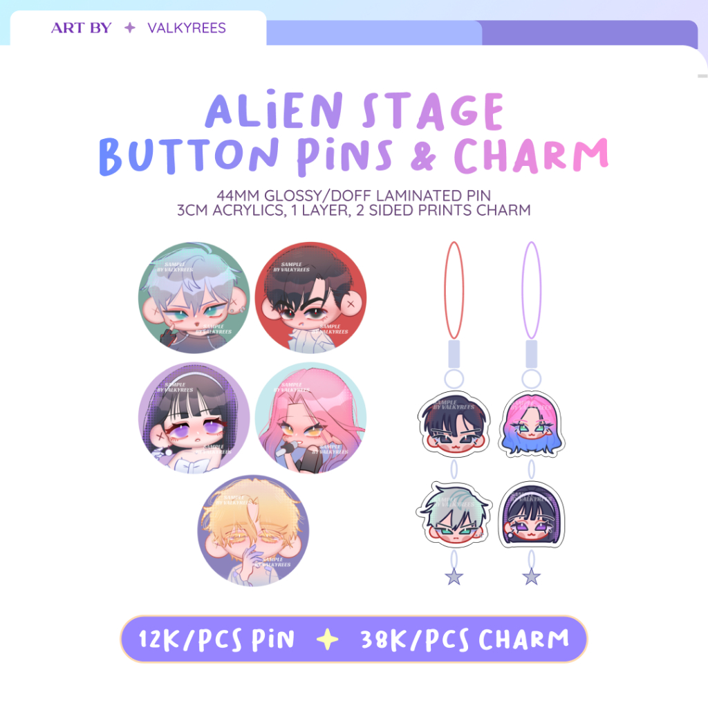Alien STAGE PIN & CHARM IVAN TILL MIZI SUA WOUND KEYCHAIN PHONESTRAP ...
