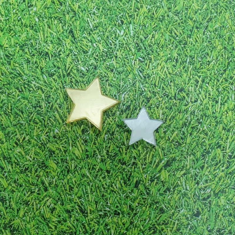 Acrylic Star Shape Decoration Dowry Gift Acrylic Star Cake Topper ...