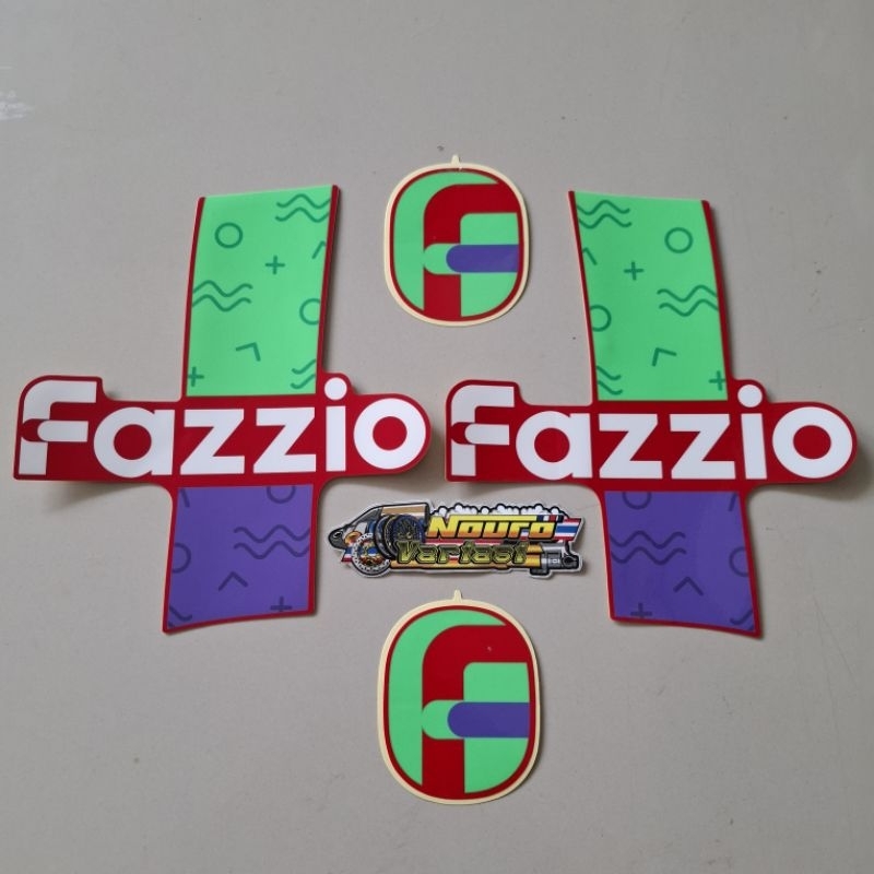 MERAH Striping Yamaha fazzio 2024 2025 red body list quality body ...