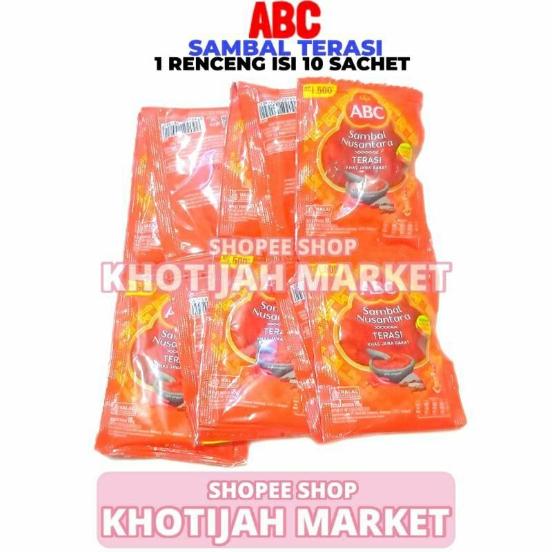 Abc Chili Paste 1 Contents 10 Sachets 18 Grams | Shopee Philippines